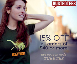 Busted Tees Coupons,BustedTees.com Voucher Codes and Busted Tees ...